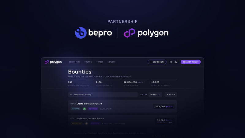 Polygon & Bepro Network partnership: Powering decentralized development! @ Bepro Network Blog